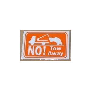 NO! Tow Away ステッカー AUTO STICKER 送料無料！ 未使用品/パッケージに難あり | LINEブランドカタログ