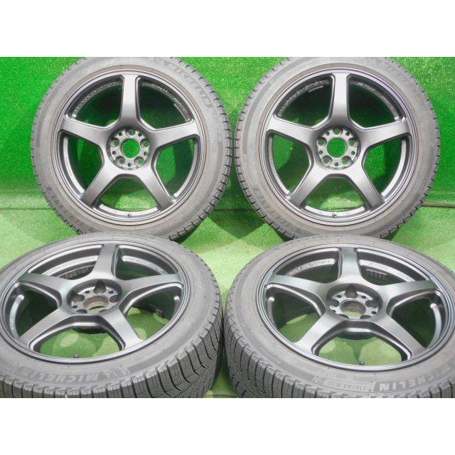 【小傷程度】WORK EMOTION ワーク エモーション 17インチ 8J+45 5H100 中古 ホイールタイヤ 4本セット 215/45R17 86 BRZ等 | LINEブランドカタログ