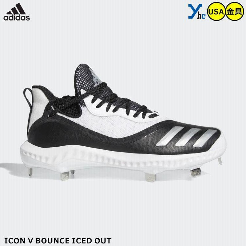 アディダス adidas 野球 スパイク 金具スパイク ブラック 大人用 アディダス adidas 野球 スパイク 金具スパイク ブラック 大人用