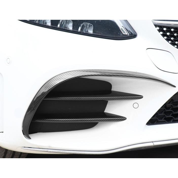 メルセデス ベンツ カーボン ルック フロント バンパーダクト フィン W213 E200 E220d E250 E300 E350e E43 E53 セダン ガーニッシュ | LINE ...