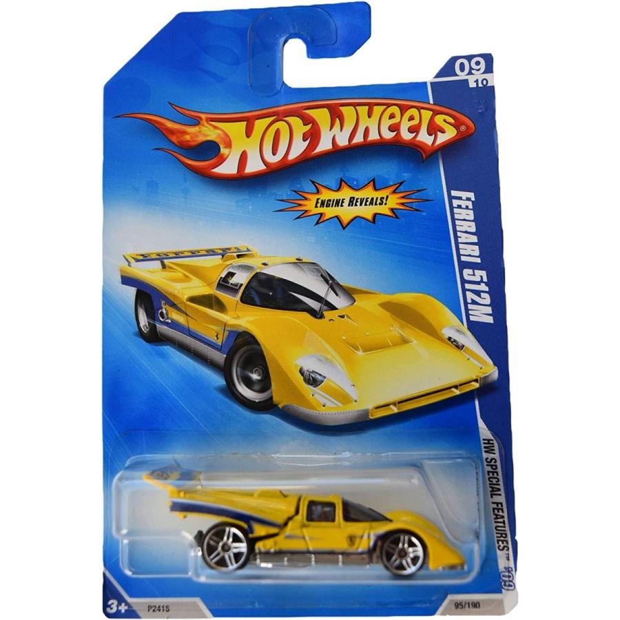 ホットウィール Hot Wheels フェラーリ 512M HWスペシャルフィーチャーズ 09/10 095/190 イエロー Ferrari ...