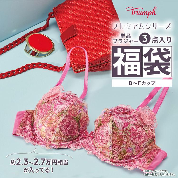 (トリンプ)Triumph WEB限定 ブラジャー 単品3点入り福袋 プレミアムシリーズ (B,C,D,E,Fカップ) レディース 2024 2025 下着 インナー 3点セット | LINE ...