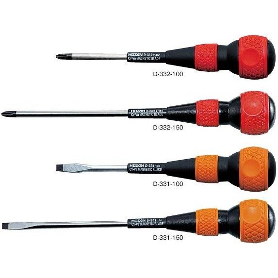 ホーザン D-331-100 ソフトグリップドライバー −6.0×1.0 100mm HOZAN | LINEショッピング