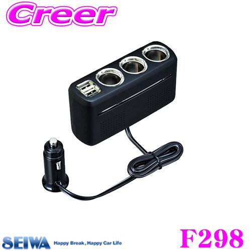 SEIWA セイワ F298 DC/DCコンバーター 【24Vのトラック・バスで12Vのカー用品が使用できる!】 | LINEショッピング