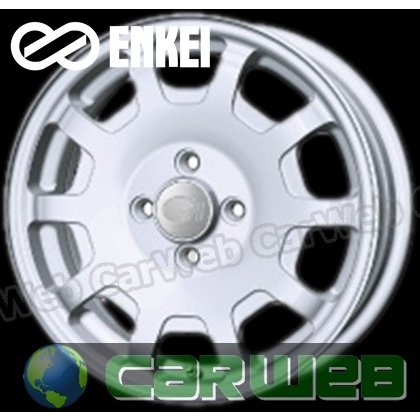 ENKEI (エンケイ) all four KCR (オールフォー KCR) 15インチ 5.0J PCD:100 穴数:4 inset:45 ピールホワイト [ホイール1本単位]kh ...