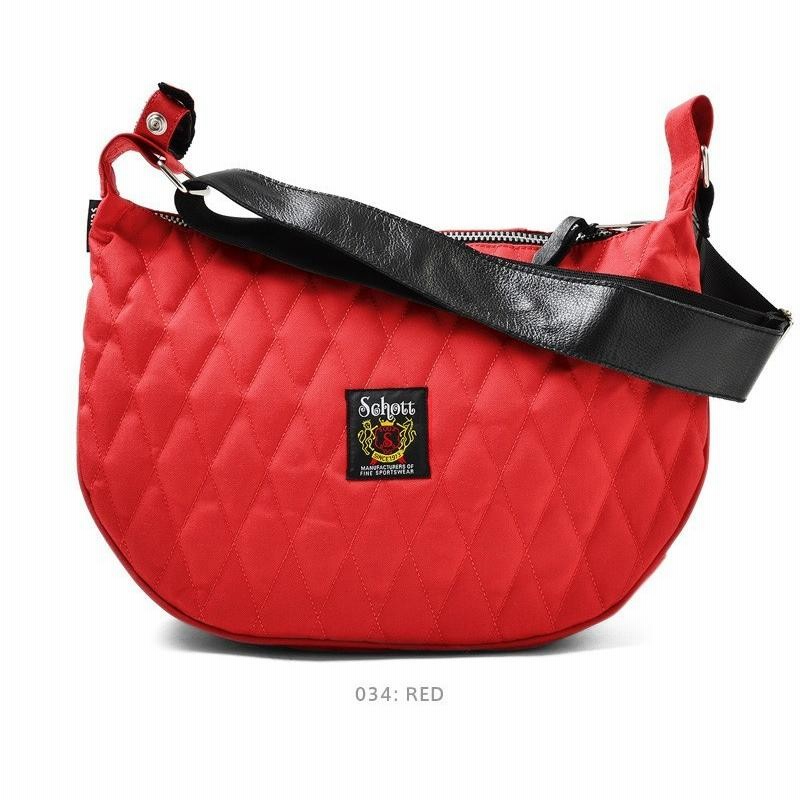 Schott ショット NYLON PADDED BANANA BAG ショルダーバッグ Schott ショット NYLON PADDED BANANA BAG ショルダーバッグ