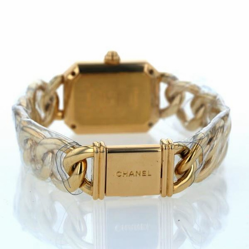 シャネル CHANEL プルミエール 金無垢 L クオーツ YG K18 シェル シャネル CHANEL プルミエール 金無垢 L クオーツ YG K18 シェル