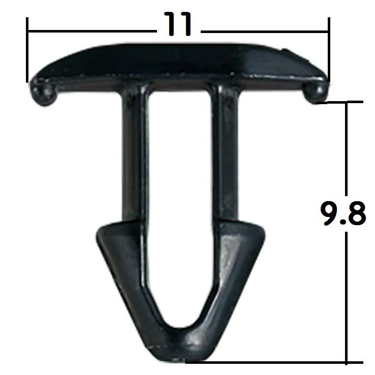 グリルアッパーシール ウェザーストリップ クリップ トヨタ ランドクルーザー ヴェルファイア プリウス 純正番号 53145-60030 10 ...