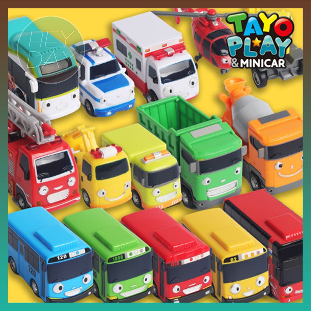 [Tayo The Little Bus] フルバックギア ミニカー 8タイプ/Full Back Gear Mini Cars 8 type ...