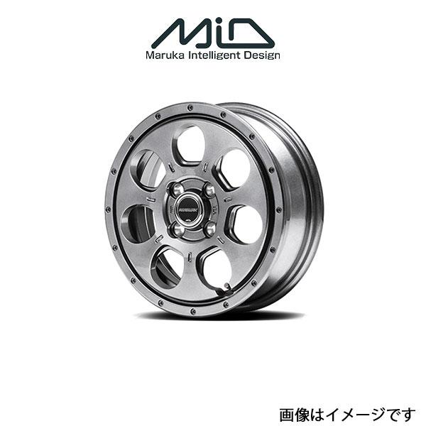 MID ロードマックス マッドエージェント アルミホイール 4本 デリカD:2 MB15S(15×4.5J 4-100 INSET45 メタリックグレー)ROADMAX MUDAGENT ...