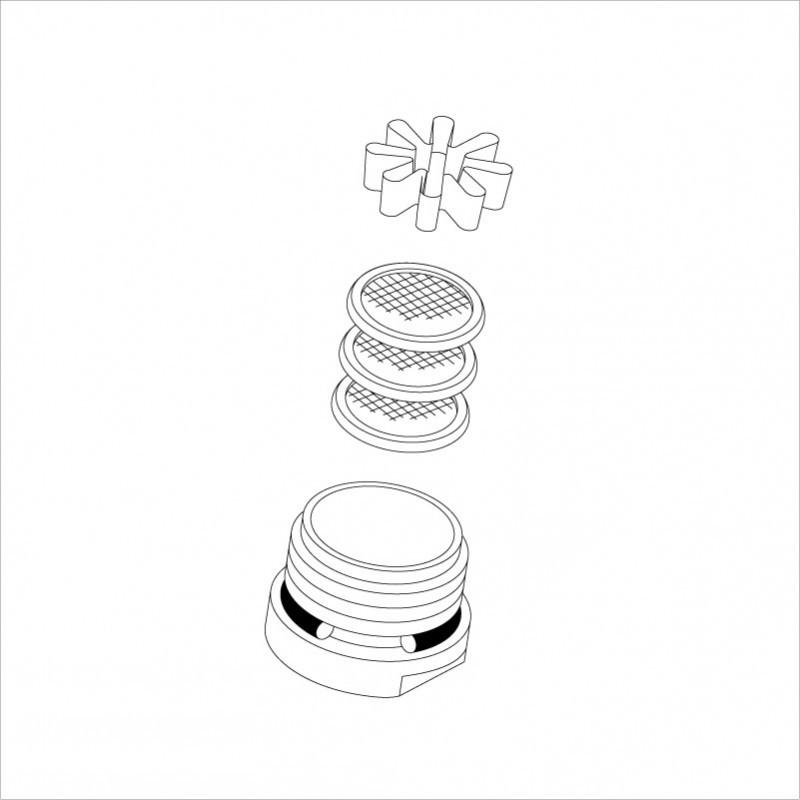 KVK ZK67N/800 KM302A(HP)・KM302N(HP)用吐水口先端部一式 KVK補修部品＞パイプ関連 [新品] 純正品【純正品】 | LINEブランドカタログ