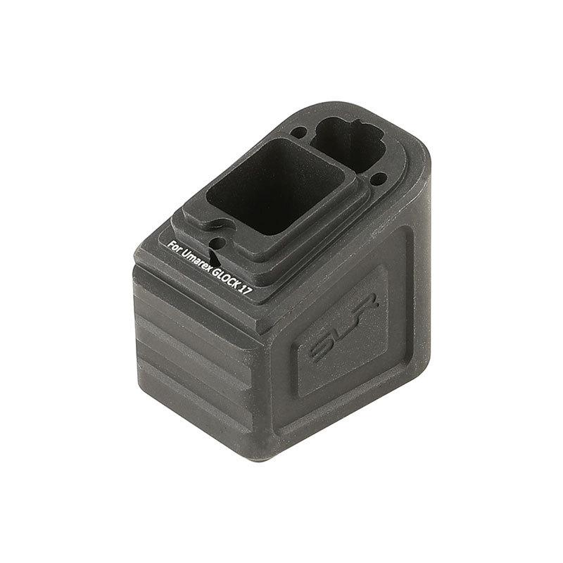 【セール】SLR Airsoftworks G17 ファンクショナルマガジンエクステンション (UMAREXグロックマガジン対応) BK ...