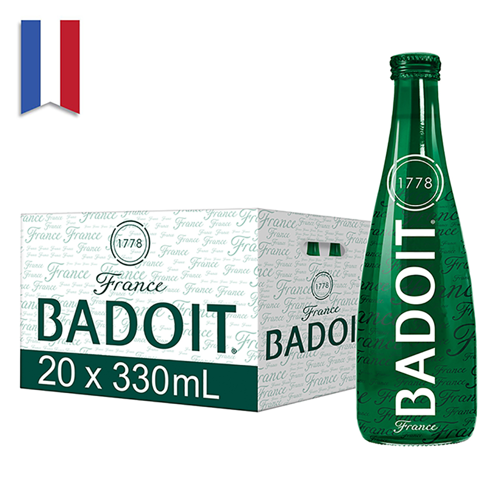 【BADOIT 波多】天然氣泡礦泉水330ml (20入/Glass/箱)推薦 | udn買東西 | LINE購物