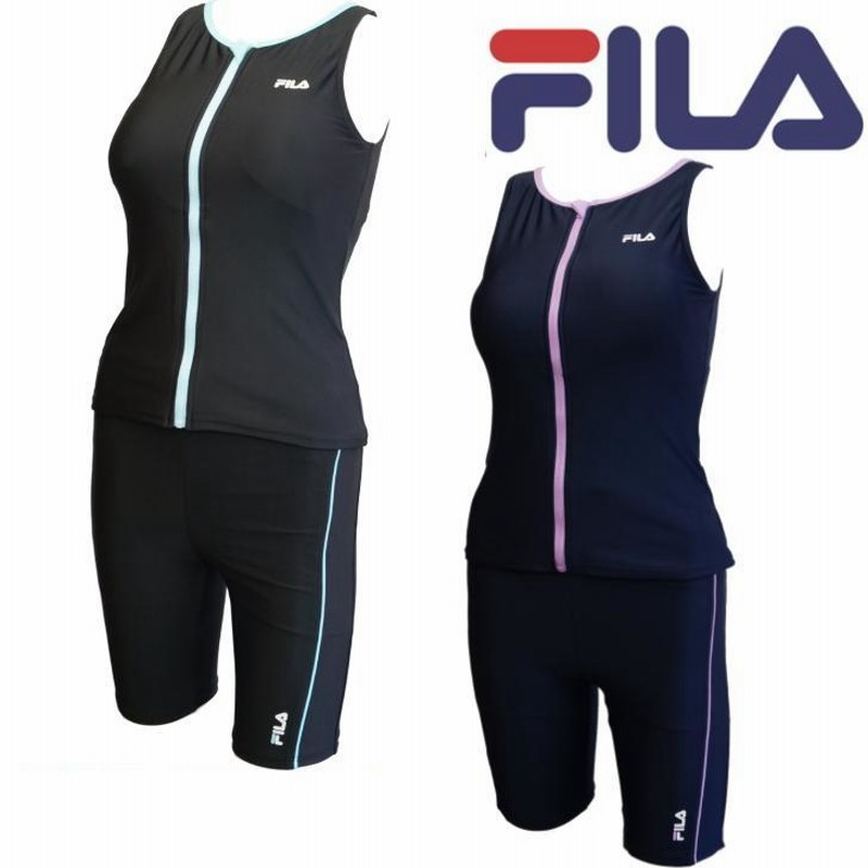 FILA フィラ 水着 レディース タンキニ フルジップ セパレート FILA フィラ 水着 レディース タンキニ フルジップ セパレート