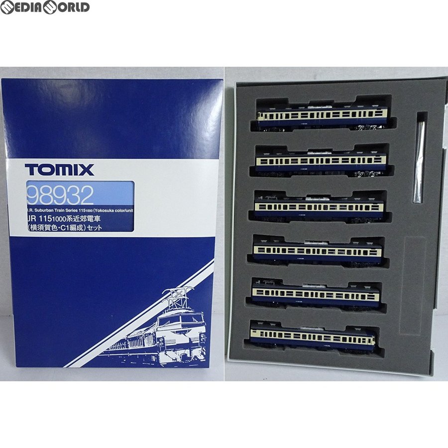 『中古即納』{RWM}98932 限定品 JR 115-1000系 近郊電車(横須賀色・C1編成)(6両) Nゲージ 鉄道模型 TOMIX ...