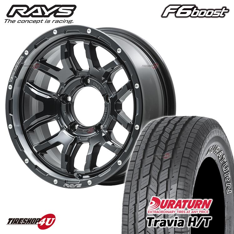 タイヤホイール4本セット RAYS TEAM DAYTONA F6 boost 16x6.0J 5/139.7 -5 N1 DURATURN TRAVIA H/T 225/70R16 103T ...