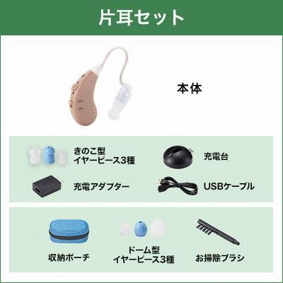 公式 返品保証付 集音器 楽ちんヒアリング SK-05 片耳セット 公式 返品保証付 集音器 楽ちんヒアリング SK-05 片耳セット
