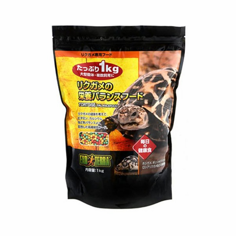GEX エキゾテラ リクガメの栄養バランスフード 1kg エキゾテラ リクガメ エサ カメ 餌 関東当日便 - ペット・ペットグッズ