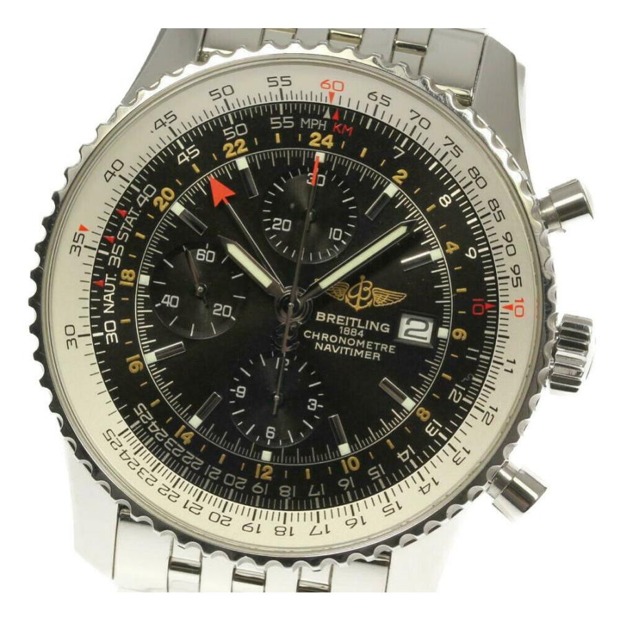 ☆美品【BREITLING】ブライトリング ナビタイマー ワールド A24322 自動巻き メンズ【ev15】 | LINEブランドカタログ