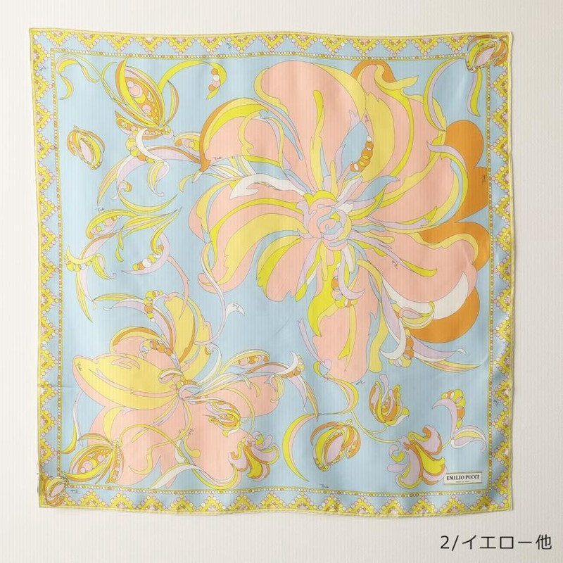 EMILIO PUCCI エミリオプッチ JR484 カラー2色 イタリア製 大判 EMILIO PUCCI エミリオプッチ JR484 カラー2色 イタリア製 大判