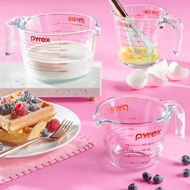 PYREX メジャーカップ 250ml H 取っ手付き