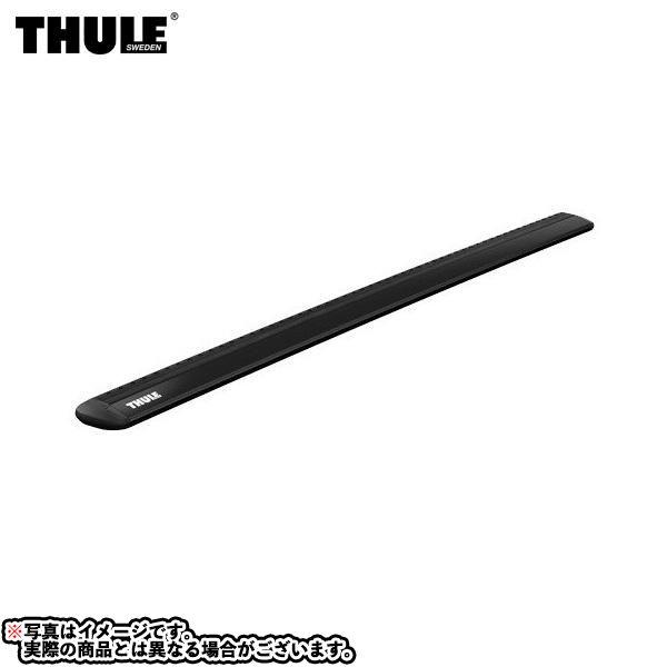 THULE (スーリー) ウイングバーエヴォ 127cm WingBar Evo ブラック 2本セット ベースバー ピボット式 キャリア ...