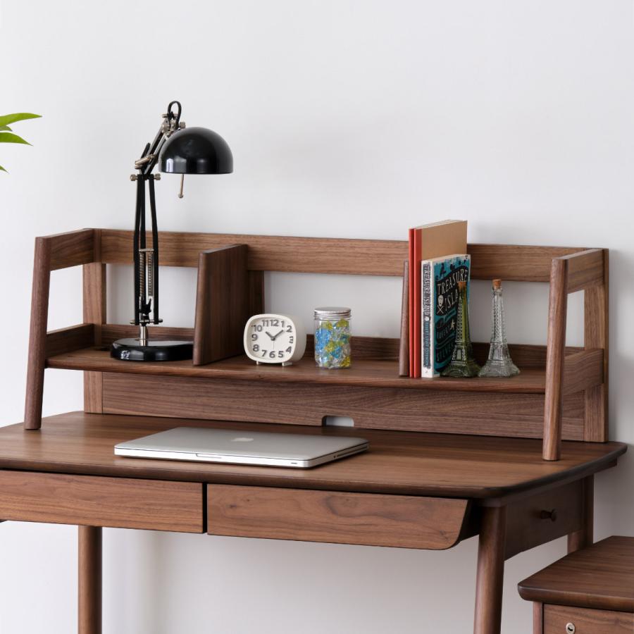 上棚 学習机用 幅100cm 木製 QUADO （ 机上 収納 デスク上 卓上 棚 本棚 ラック 単品 ） | LINEブランドカタログ