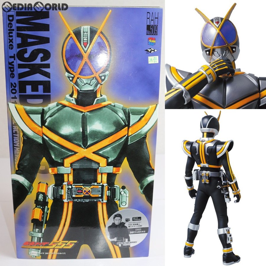 『中古即納』{FIG}リアルアクションヒーローズ No.509 RAH DX 仮面ライダーカイザ 仮面ライダー555(ファイズ) フィギュア タイムハウス/メディコム・トイ 通販 LINE ...