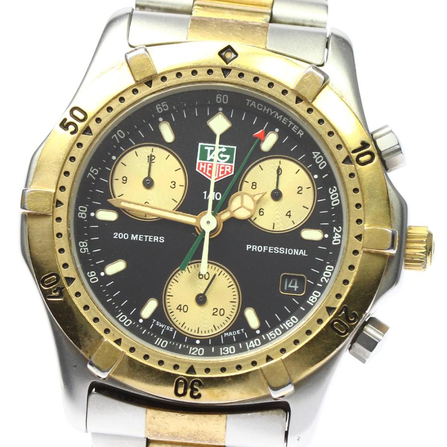 訳あり タグホイヤー TAG HEUER 565.306R プロフェッショナル200m クロノグラフ クォーツ メンズ _770173 ...