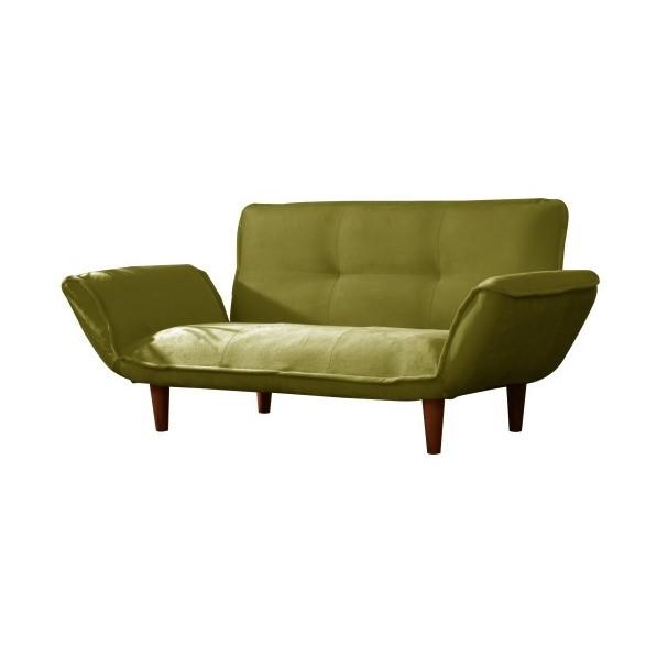 CELLUTANE KAN ソファ テクノグリーン 日本製 14段 リクライニング 座面ポケットコイル 二人掛け A01p-588GRN メーカー直送 | LINEブランドカタログ