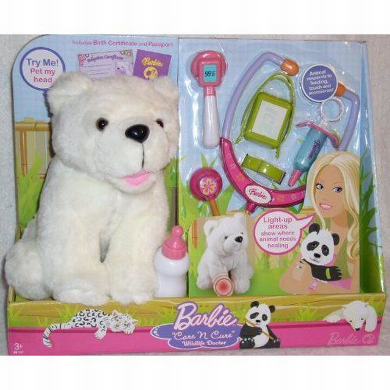 Barbie Care N Cure Wildlife Doctor Poloar Bear LINE