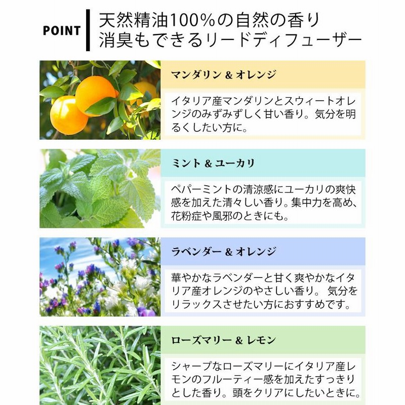 感謝価格 kitoca 木と果 消臭 リードディフューザー 90mL 天然精油 100％ 配合 ディフューザー スティック アロマ アロマディフューザー ルームフレグランス ラベンダー ...