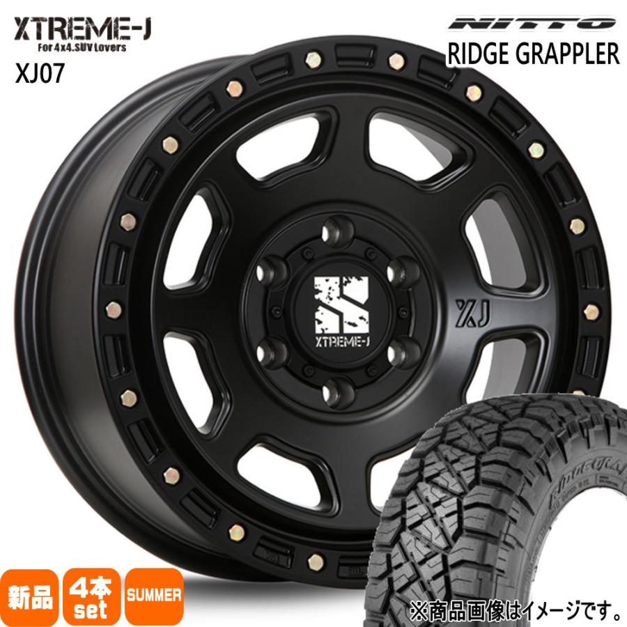 ハイラックス プラド/GSR トライトン ニットータイヤ RIDGE GRAPPLER 265/65R17 夏タイヤ MLJ XTREME-J XJ07 8.0J 6穴 6/139.7 17 ...