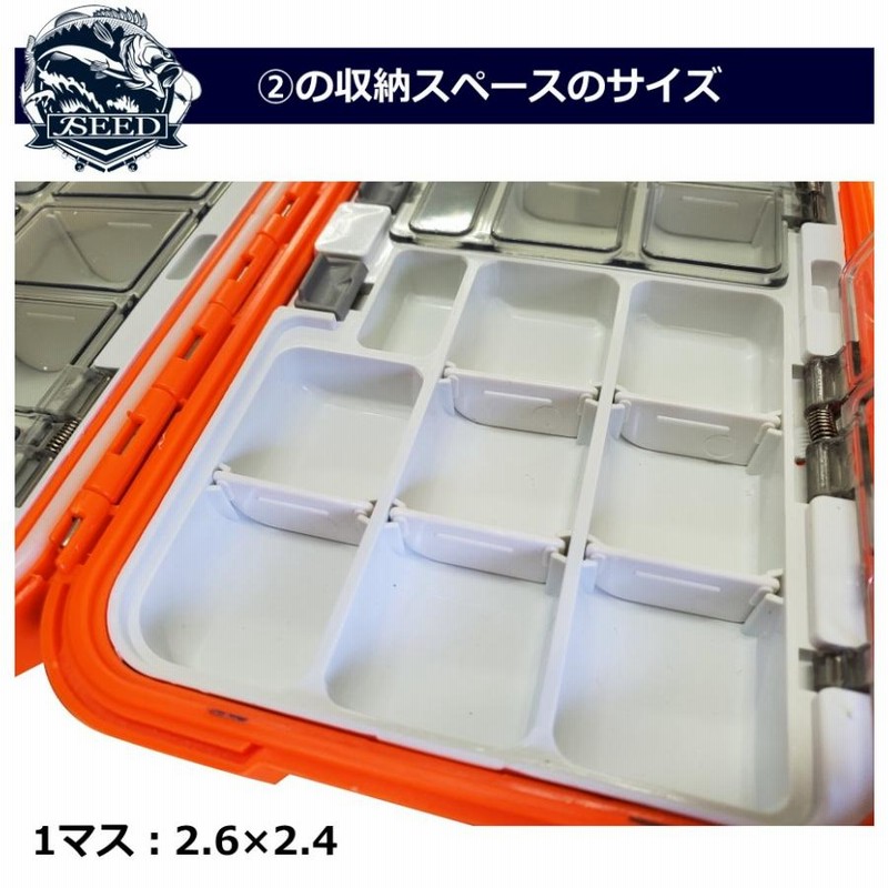 Lサイズ ワームケース 防水 シンカーケース タックルボックス Lサイズ ワームケース 防水 シンカーケース タックルボックス