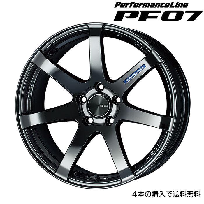 ENKEI PF07 SBK 18X9.0J+40 5 100 エンケイホイール 新品 1本 通販 LINEポイント最大0.5%GET | LINEショッピング