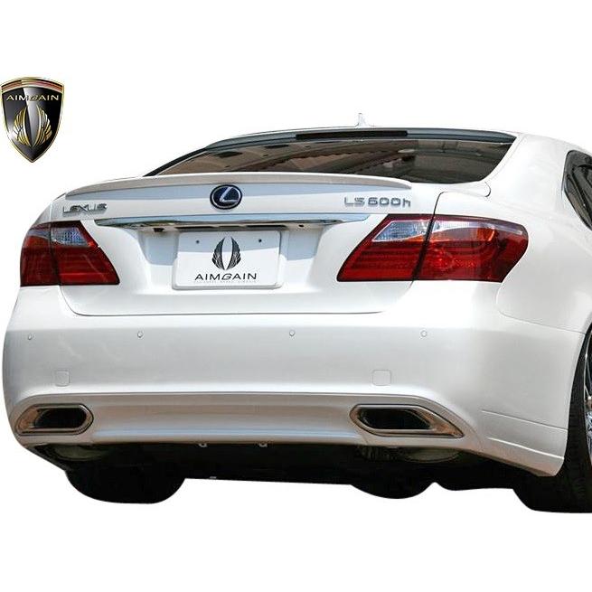 【M's】レクサス 40系 中期 LS600h LS600hL (2009.9 - 2012.10) AIMGAIN 純VIP リアバンパー UVF45 UVF46 FRP エイムゲイン ...