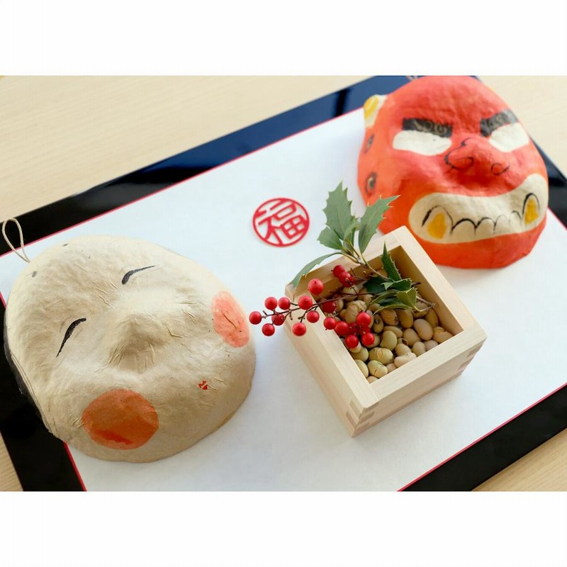 お多福 張り子 おかめ 和紙 インテリア お正月 節分飾り お多福 張り子 おかめ 和紙 インテリア お正月 節分飾り