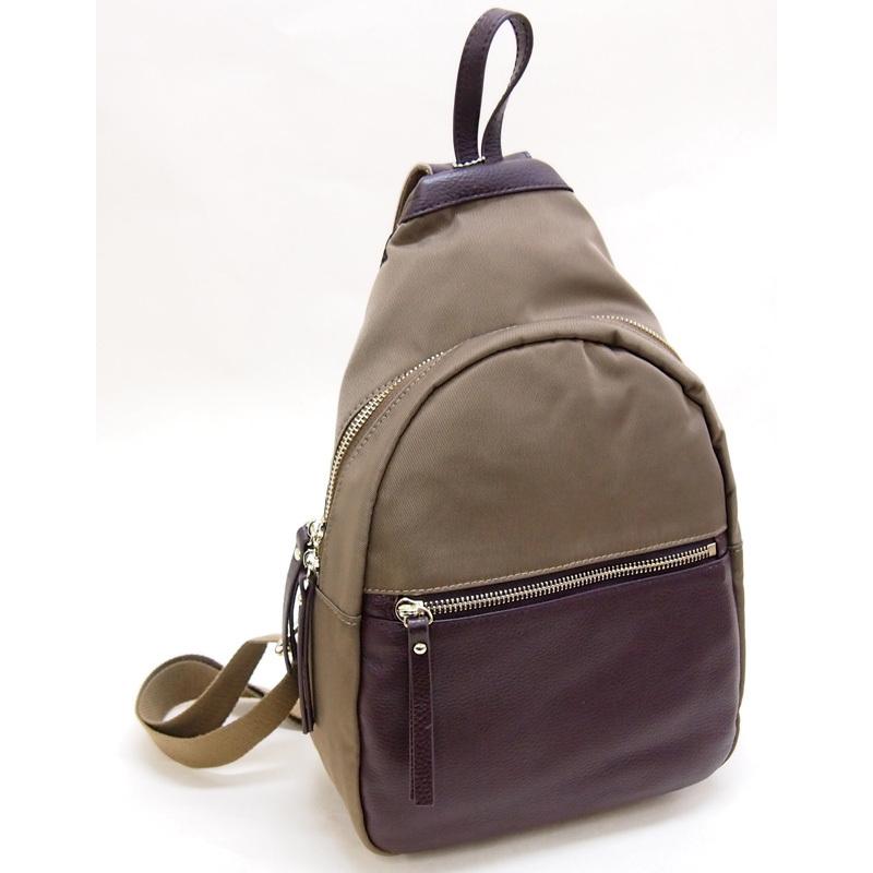 73314新品即決《ドリームコンビリュック》牛革×撥水ナイロン端正なフォルム上品リュック(チョコ) | LINEブランドカタログ