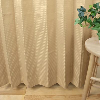 クレアール キャレ キャレ 100×178 2P BE カーテン | LINEブランドカタログ