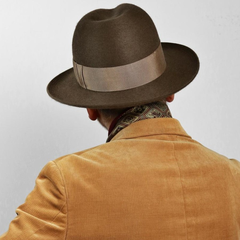STETSON ファーフェルト ハット 帽子 高級 オープンクラウン STETSON ファーフェルト ハット 帽子 高級 オープンクラウン