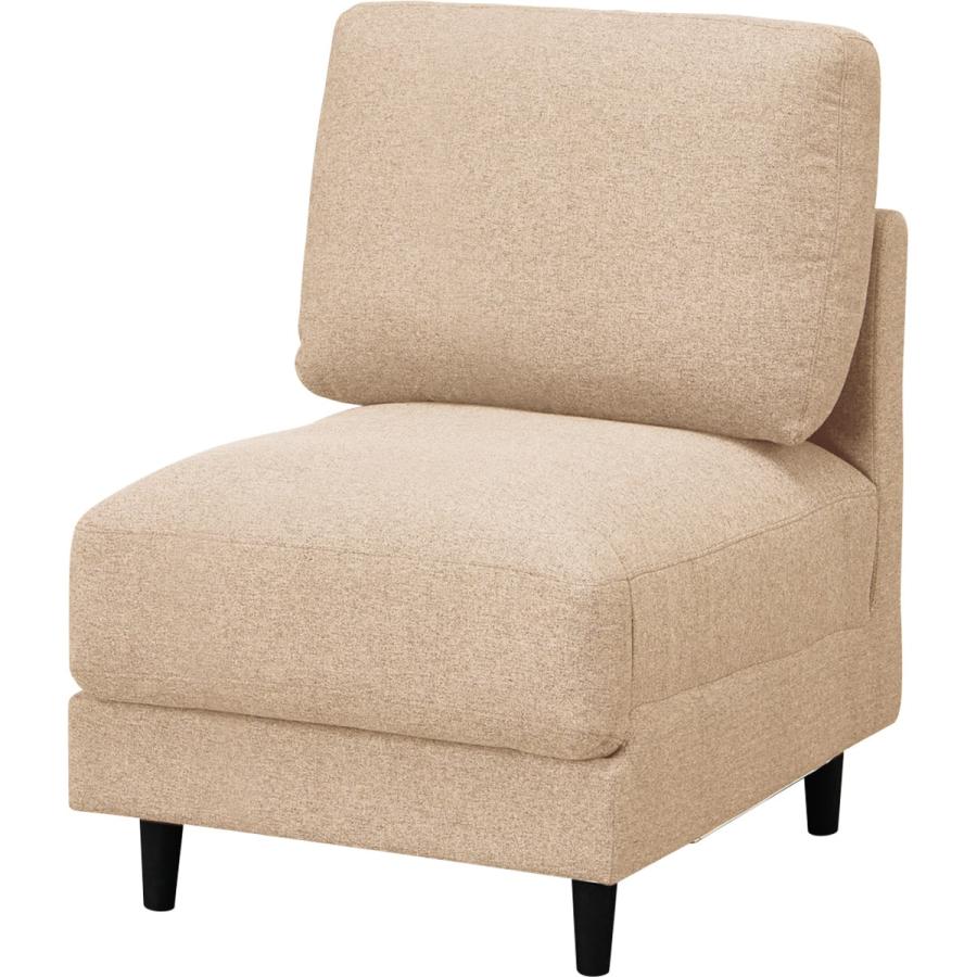 ソファー ソファ 肘無し1人掛け布張りソファ(CS01 H-BE) ニトリ | LINEブランドカタログ