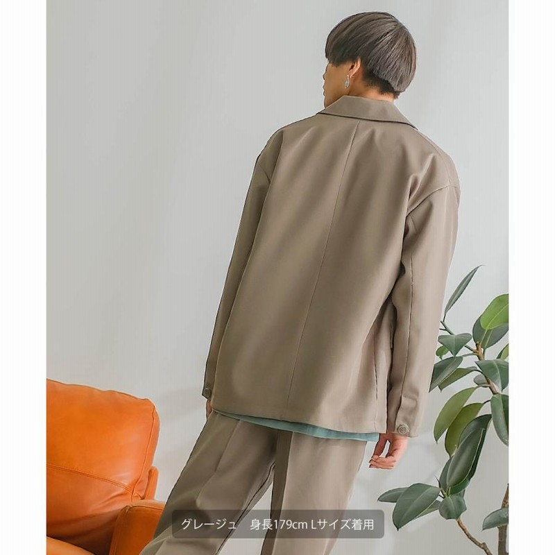テーラードジャケット メンズ セットアップ対応 SIDEWAY STANCE テーラードジャケット メンズ セットアップ対応 SIDEWAY STANCE
