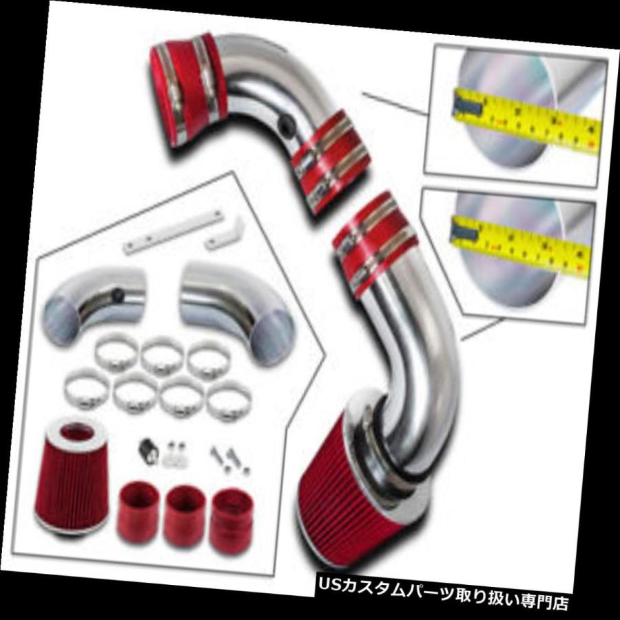 USエアインテーク インナーダクト 97-00 Hombre / 96-01 Bravada 4.3L V6用レッドコールドエアインテーク ...