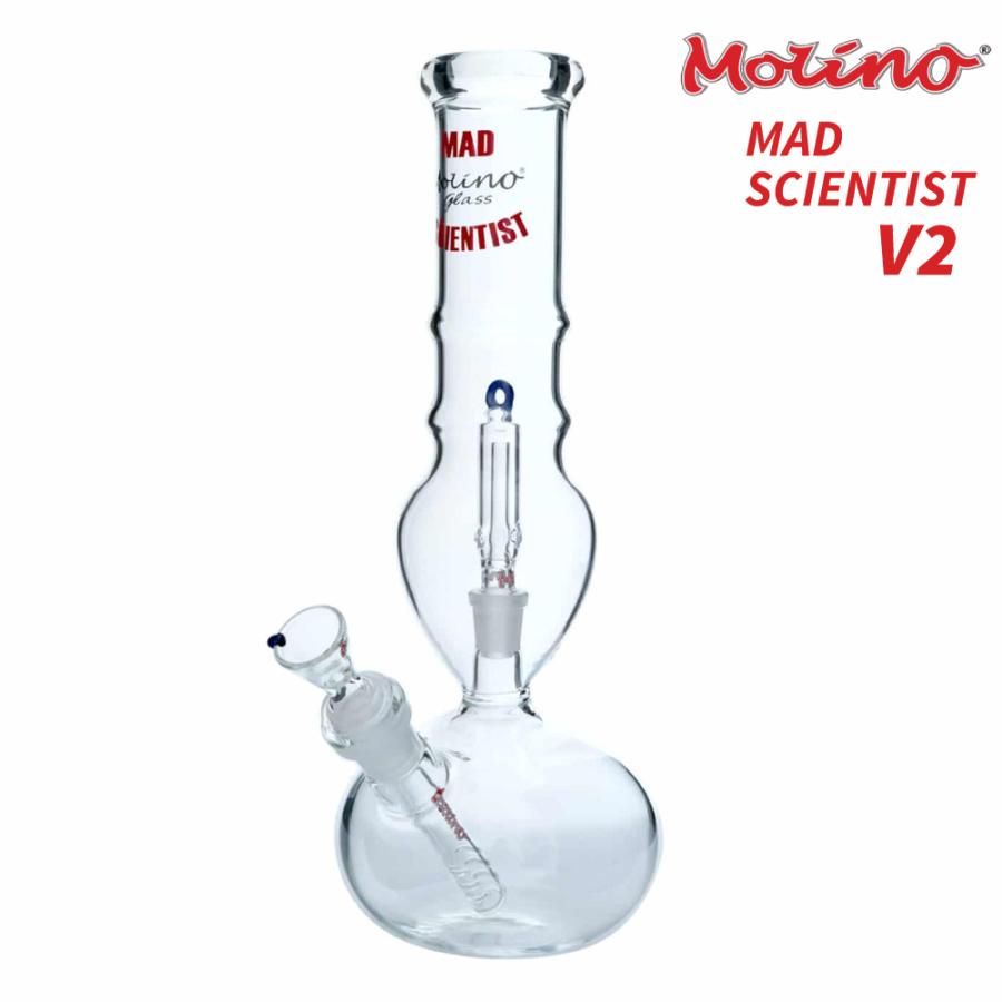喫煙具 ガラスボング Molino Mad Scientist V2 Glass Bong モリノ マッド・サイエンティスト 33cm ...