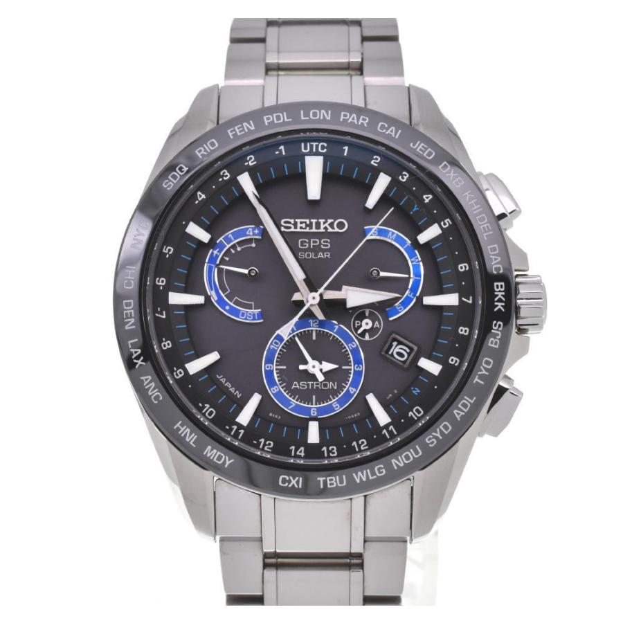 ☆美品【SEIKO】セイコー アストロン 8X53-0AD0-2/SBXB107 ソーラーGPS衛星電波 メンズ H#106440 ...