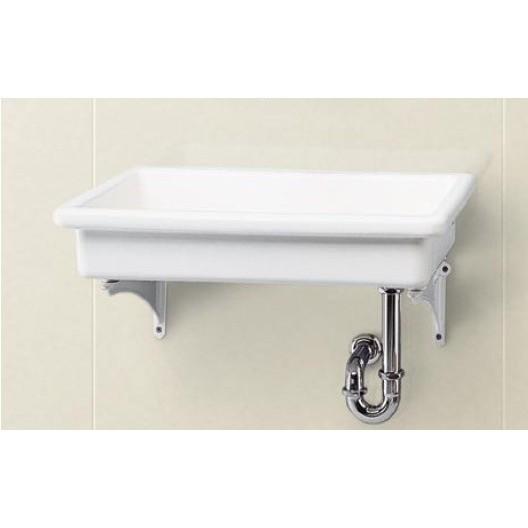 手洗器 特定施設用 TOTO SK6 陶器製流し（中形） 流しのみ 研究室・実験室用器具 [ ♪] | LINEブランドカタログ