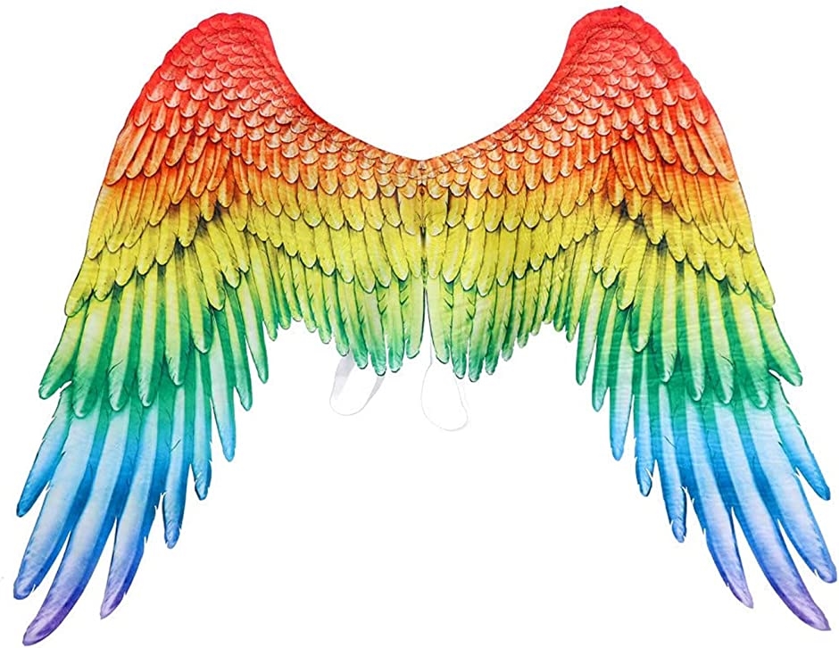 天使 翼 天使の羽 コスプレ小道具 ハロウィンテーマ パーティー 大人用/レインボー MDM 通販 LINEポイント最大0.5%GET | LINEショッピング