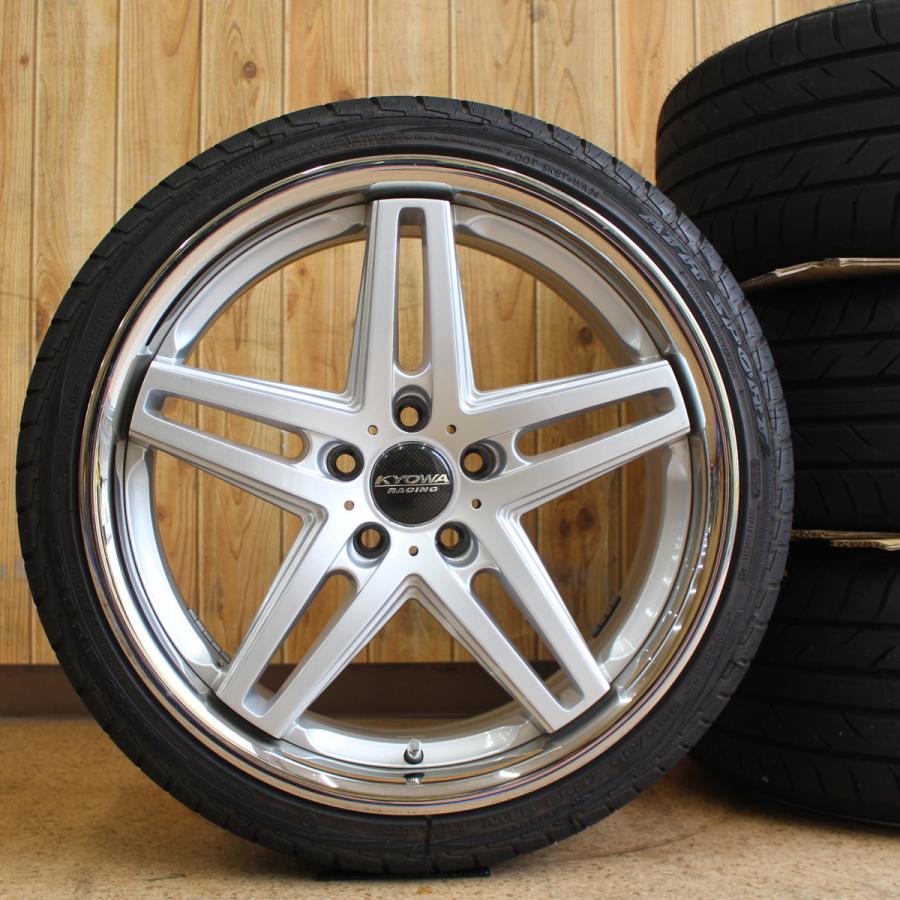 マークX アリスト オデッセイ等 19インチ KYOWAレーシング 8.5J / 9.5J 引っ張り 235/35R19 タイヤ ホイール 4本SET | LINEブランドカタログ