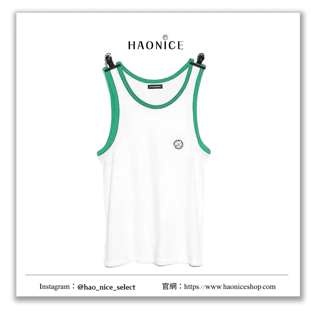 【HAO NICE 】100%韓國正品 PEACEMINUSONE 小雛菊背心GD權志龍同款 多巴胺pmo無袖T恤推薦 | haonice潮流 ...