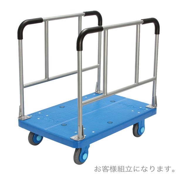 カナツーカナツー 静音樹脂製台車 長尺用300kg 両ハンドル PLA300-W （直送品） | LINEショッピング